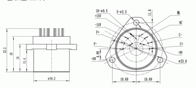 Accelerometer Bias Rendah Fleksibel Quartz Vibration Sensor Harga ...